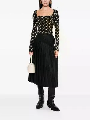 MARINE SERRE Moon-print Top - Black