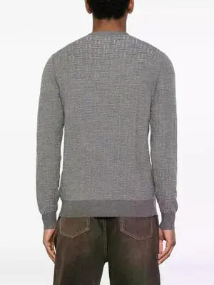 DIKTAT Crew Neck Long Sleeve Sweater - Grey