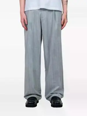 VOUS DÉCIDEZ Striped Pleated Trousers