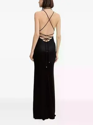 Elisabetta Franchi Open-back Maxi Dress