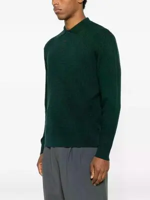 DIKTAT Cable-knit Polo Shirt