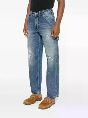 EVISU Distressed Jeans