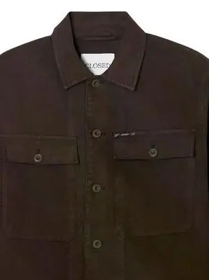 Closed Button-up Shirt Jacket
