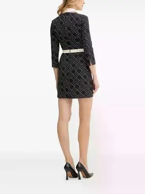 Elisabetta Franchi V-neck Mini Shirt Dress