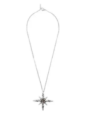 MISBHV Mystical Sun Pendant Necklace - Silver