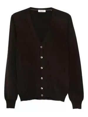 GIUUNO Buttoned Cardigan - Brown