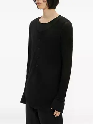 ANN DEMEULEMEESTER Leo Buttoned Cotton Top