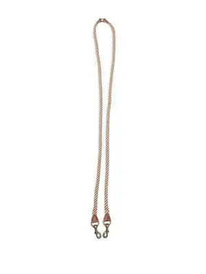 POLDO DOG COUTURE Braided Timber Leash Pet Accessorie - Brown