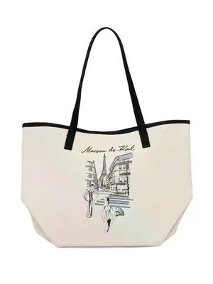 Karl Lagerfeld K/sketch Printed Tote Bag