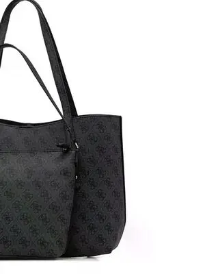 Guess Brenton 4g Logo-print Tote Bag - Black