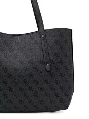 Guess Brenton 4g Logo-print Tote Bag - Black