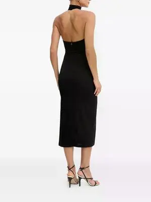 SILVIAN HEACH Halterneck Midi Dress