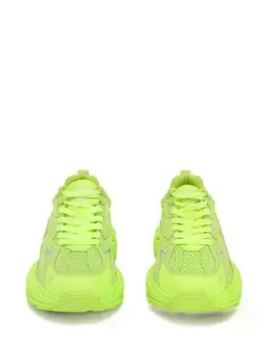 PLEIN SPORT Pulse X Mesh Sneakers - Yellow