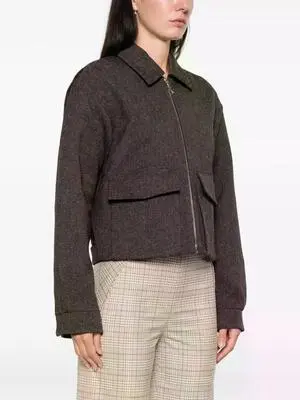 Patrizia Pepe Zip-fastening Jacket With Pockets