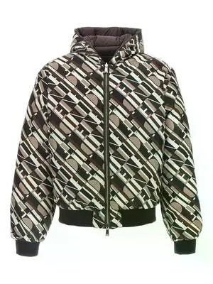 Fendi Reversible Quilted Hooded Jacket - Brown