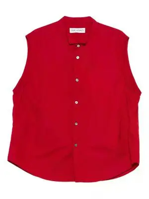 Our Legacy Sleeveless Buttoned Shirt