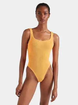 Hunza G Square Neck One-piece Swimsuit