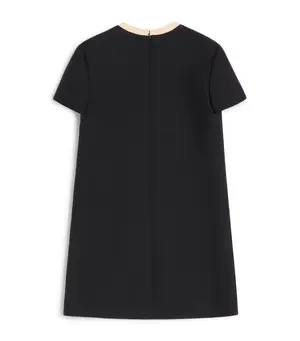 Valentino Garavani Crepe A-line Mini Dress - Black