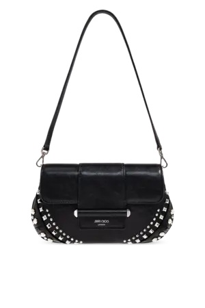 JIMMY CHOO Shoulder Bag With Stud And Pearl Applique