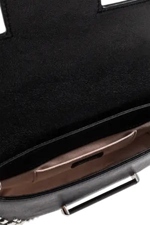 JIMMY CHOO Shoulder Bag With Stud And Pearl Applique