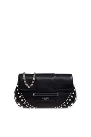 JIMMY CHOO Shoulder Bag With Stud And Pearl Applique