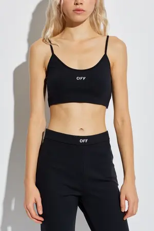Off-White Short Strappy Top
