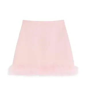 Valentino Garavani Crepe Mini Skirt - Pink