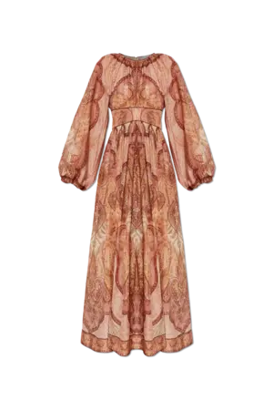 Zimmermann WANDERLUST Maxi Dress Red
