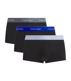Calvin Klein Cotton Stretch Low Rise Icon Boxers - Black