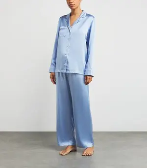 Derek Rose Silk Bailey Pyjama Set