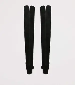 GIANVITO ROSSI Suede Over-the-knee Boots 85