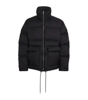 Auralee Ripstop Down Puffer Jacket - Black