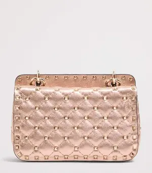 Valentino Garavani Rockstud Spike Top-handle Bag - Nude