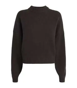 Le Kasha Round Neck Sweaters For Women