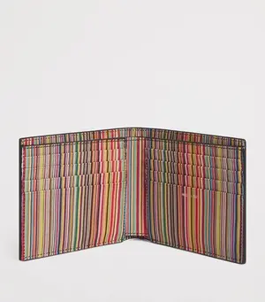 Paul Smith Leather Stripe Insert Bifold Wallet