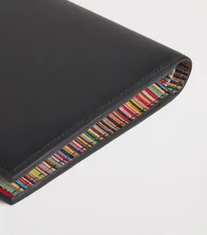 Paul Smith Leather Stripe Insert Bifold Wallet