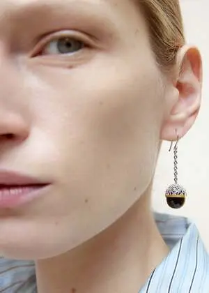 TOTEME Diamond Lace Drop Earrings