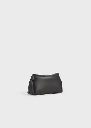 TOTEME Mini T-lock Leather Clutch - Black