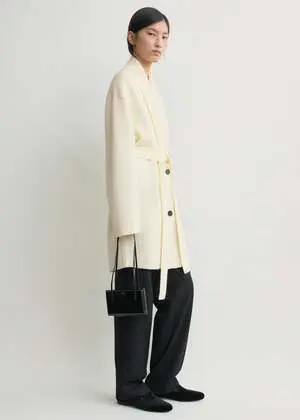 TOTEME Shawl-lapel Robe - Ecru