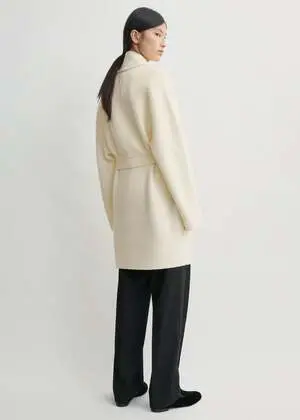 TOTEME Shawl-lapel Robe - Ecru