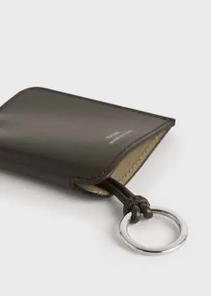 TOTEME Leather Keyring - Bark