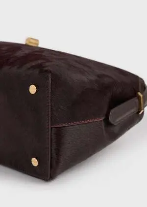 TOTEME T-lock Pony Hair Top Handle