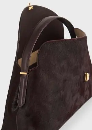 TOTEME T-lock Pony Hair Top Handle