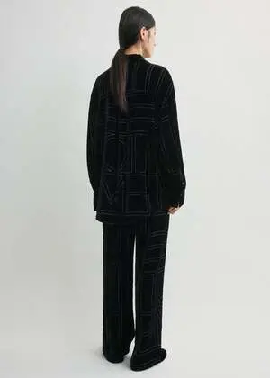 TOTEME Oversized Devoré Shirt