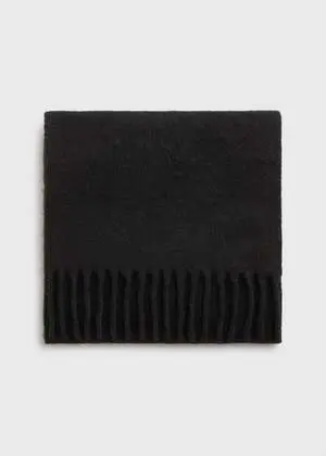 TOTEME Fuzzy Scarf - Black