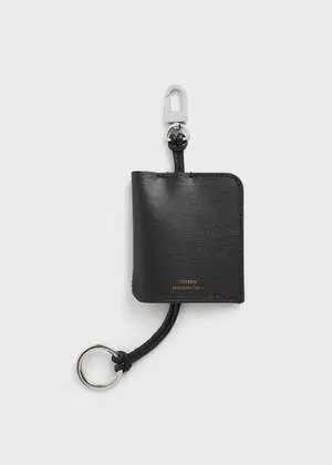 TOTÊME Leather Keyring - Black