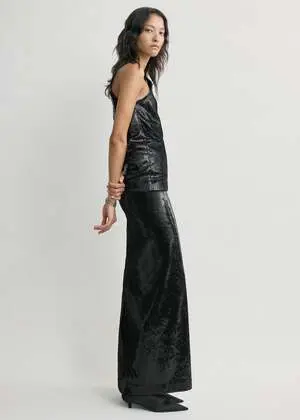 TOTEME Curved Sequin Tank