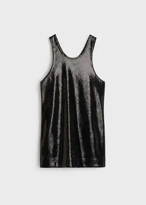 TOTEME Curved Sequin Tank