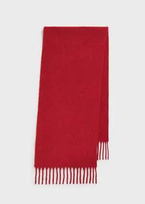 TOTEME Fuzzy Scarf - Red