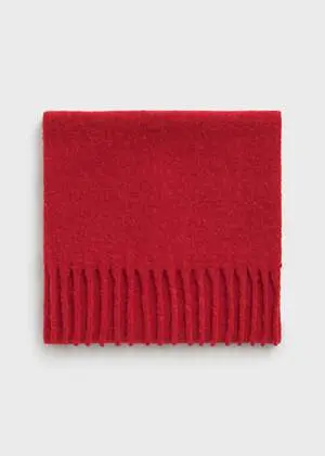 TOTEME Fuzzy Scarf - Red